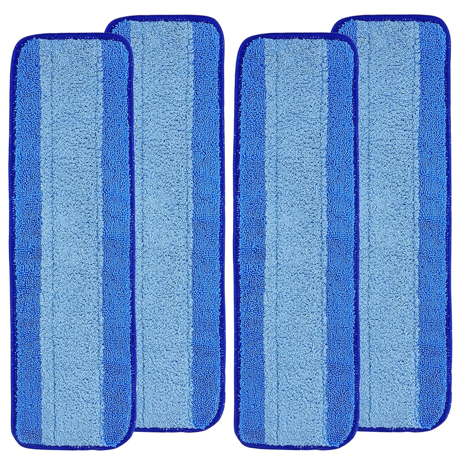 4 Pack 18 Inch Deep Cleaning Replacement Pads for Bona Family of Mops ...