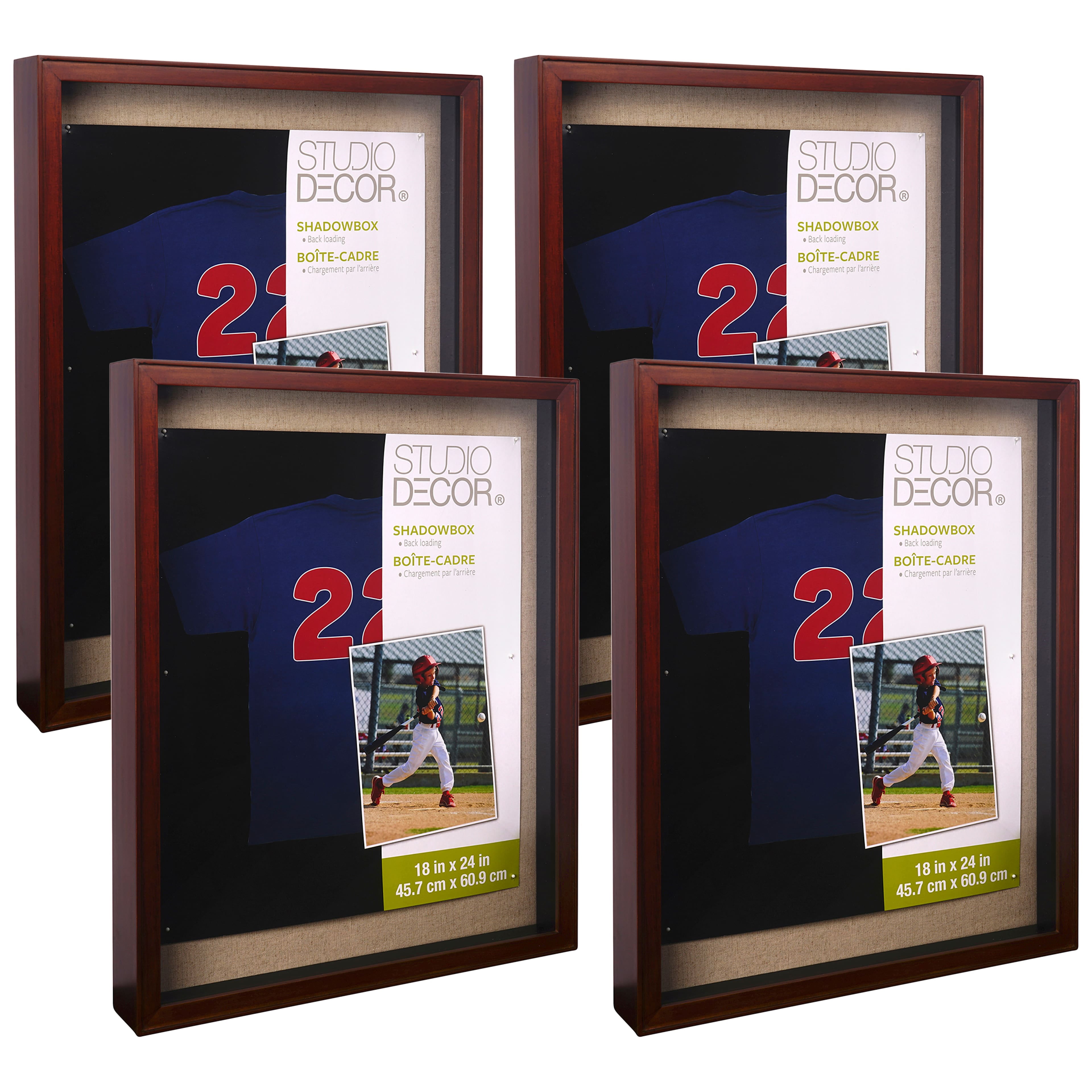 4 Pack: 18" x 24" Walnut Shadow Box by Studio Décor® - Walmart.com