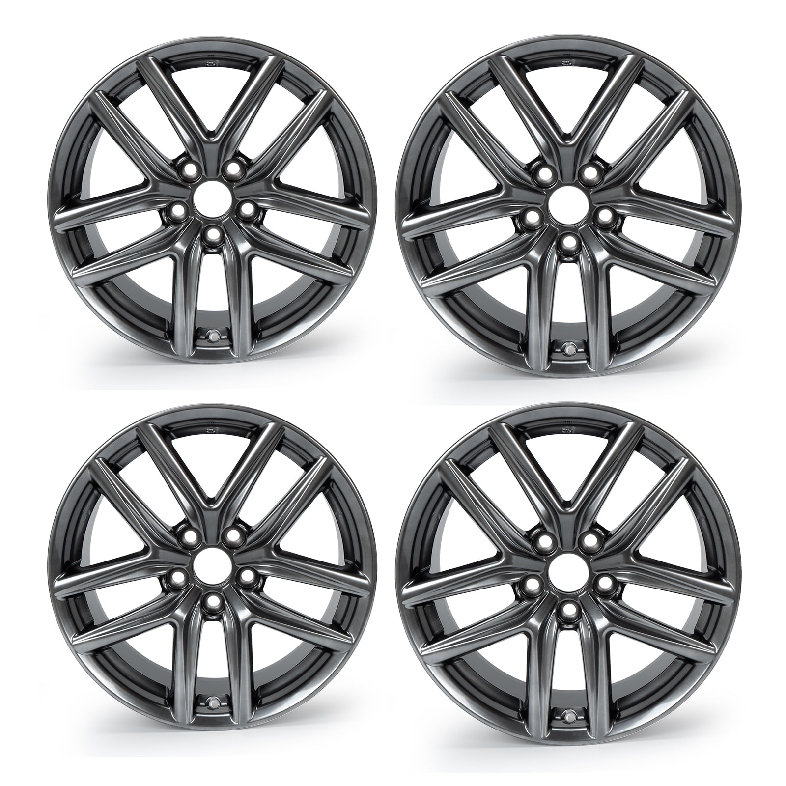 4-Pack 18" x 8" Front Alloy Wheel Rim for 2014 - 2017 Lexus IS250 IS350 ...