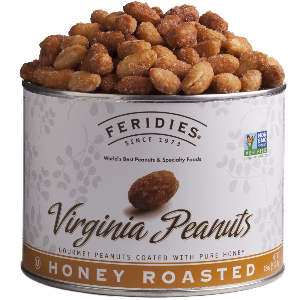 4 Pack-18oz Can Honey Roasted Peanuts - Walmart.com