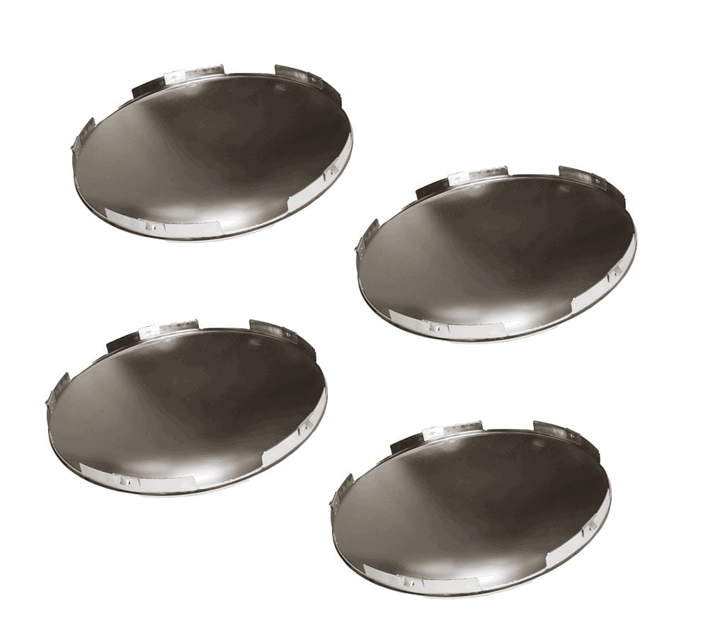 4 - Pack 2.250" Height Stainless Steel Semi Truck Hub Cap Cover - 5 ...