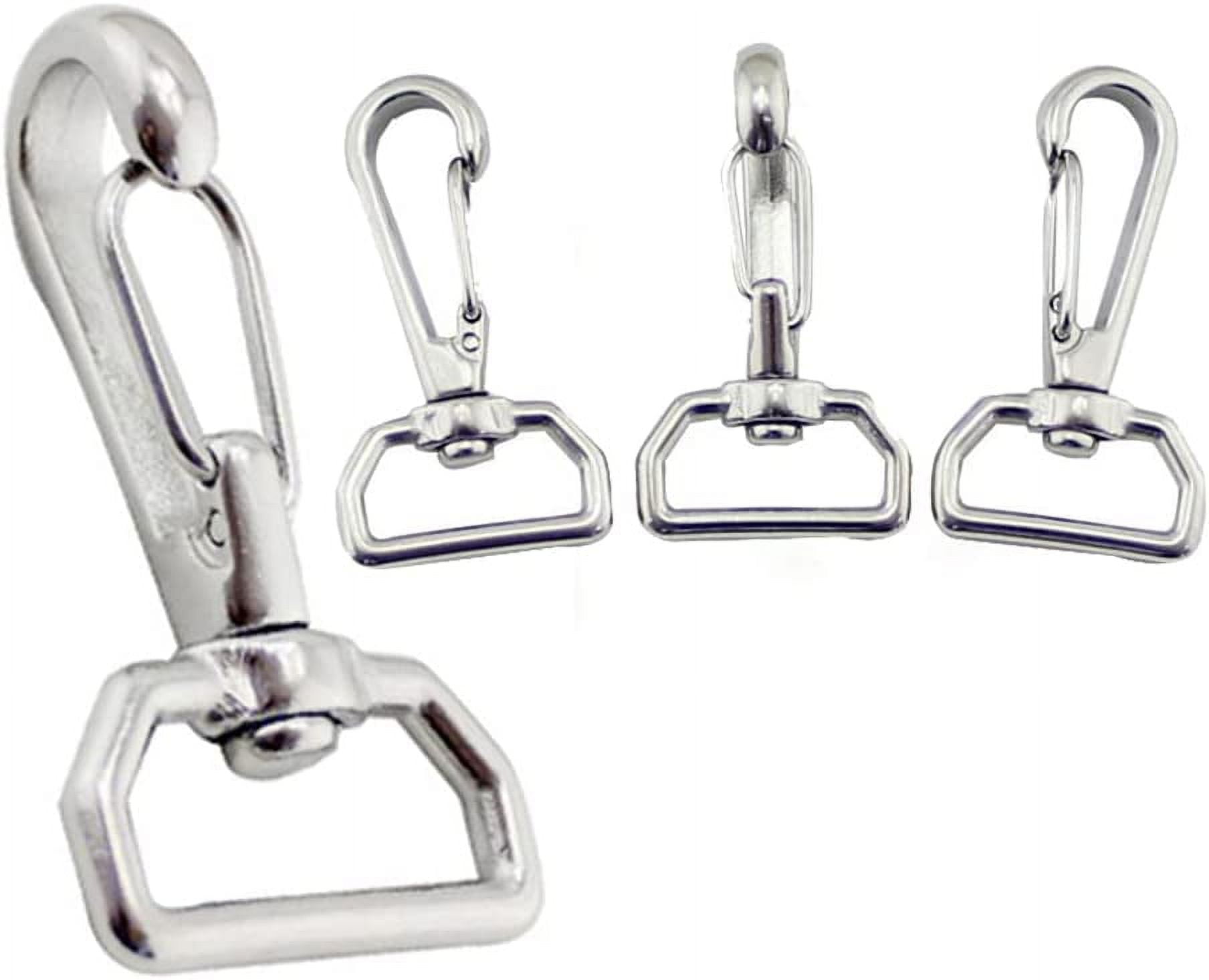 4-Pack 2.56Inch Swivel Eye Snap Hook 304 Stainless Steel Boat Marine ...
