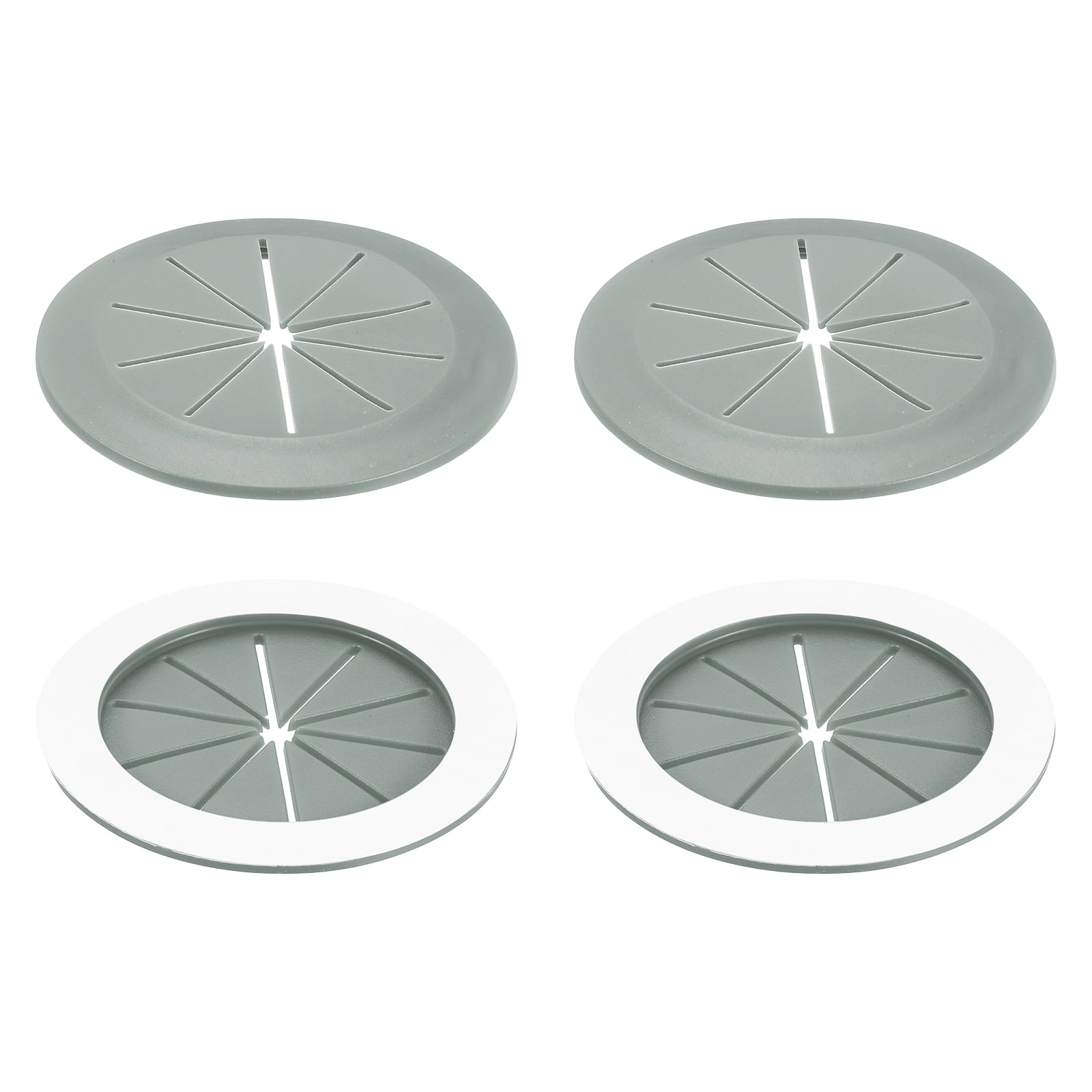 4 Pack 2.76 Inch Cable Grommets, Self-Adhesive Desk Hole Cover, Deep ...