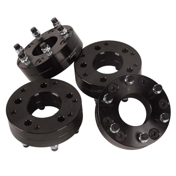 4-Pack 2" Wheel Adapter to 6x5.5 Pattern Conversion with -4x 2" 5x5 to ...