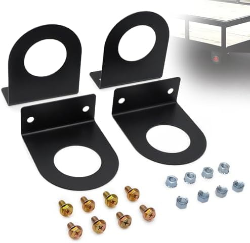 (4 Pack) for 2-inch Round Marker Light L-Shaped Mounting Bracket ...