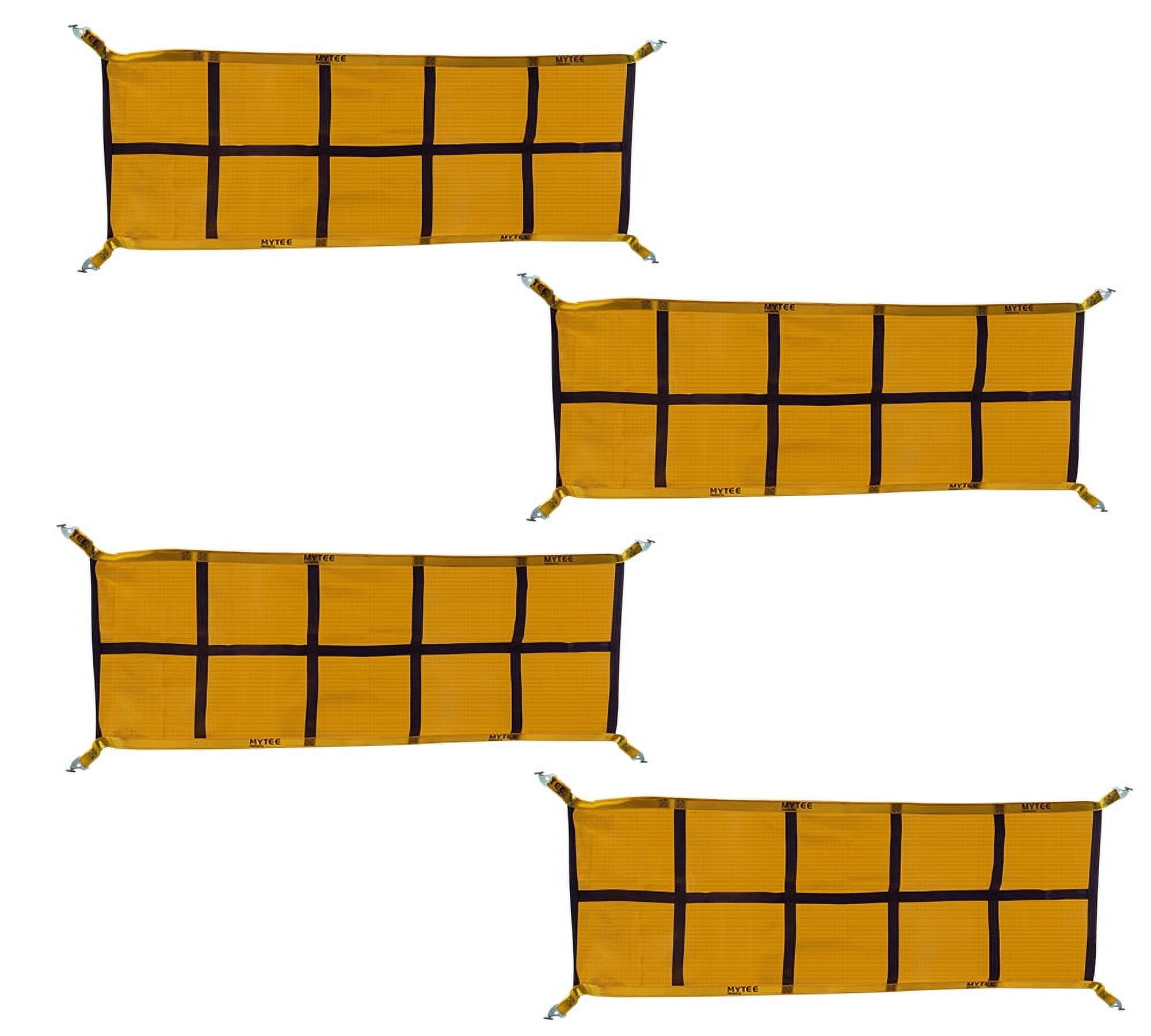 4 Pack 2"x146.5" Pallet Rack Safety Nets for 12 ft Pallet Bays - 2400 ...
