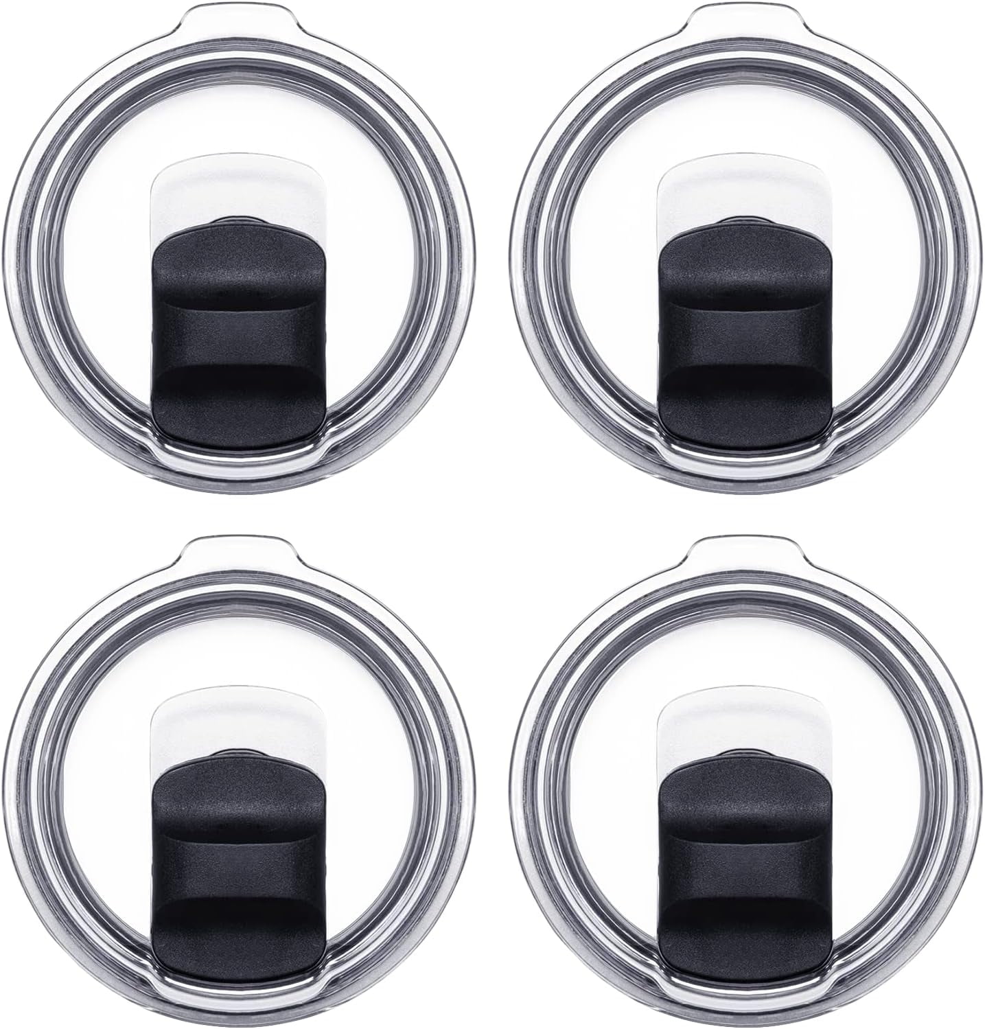 4 Pack 20 oz Magnetic Tumbler Lid, Compatible with 20 oz YETI Rambler ...