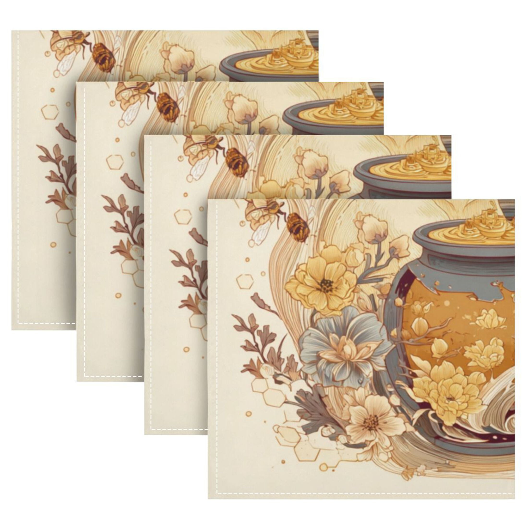 4 Pack 20'' x20" Satin Table Napkins Dinner Napkins for wedding Party ...