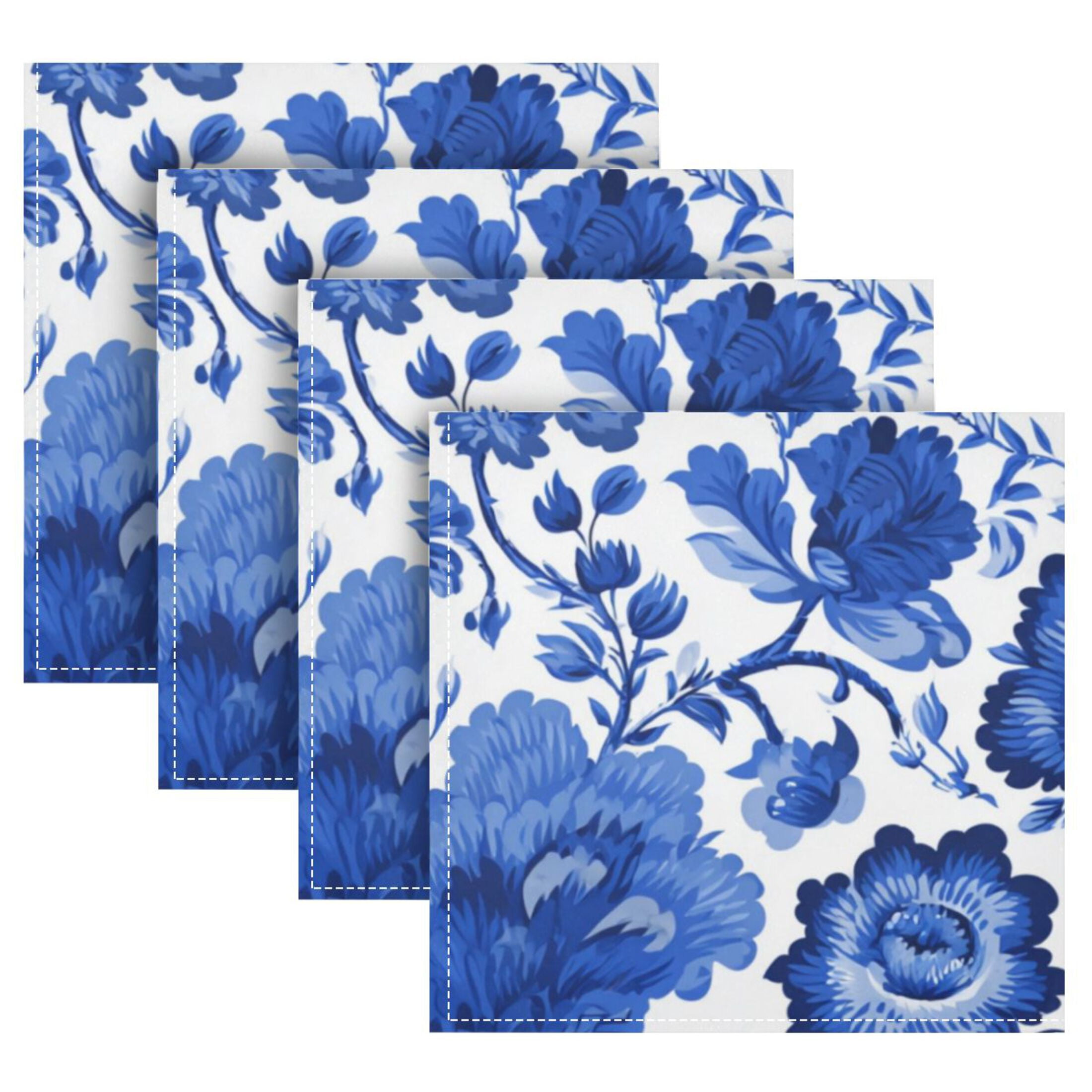 4 Pack 20'' x20" Satin Table Napkins Dinner Napkins for wedding Party ...