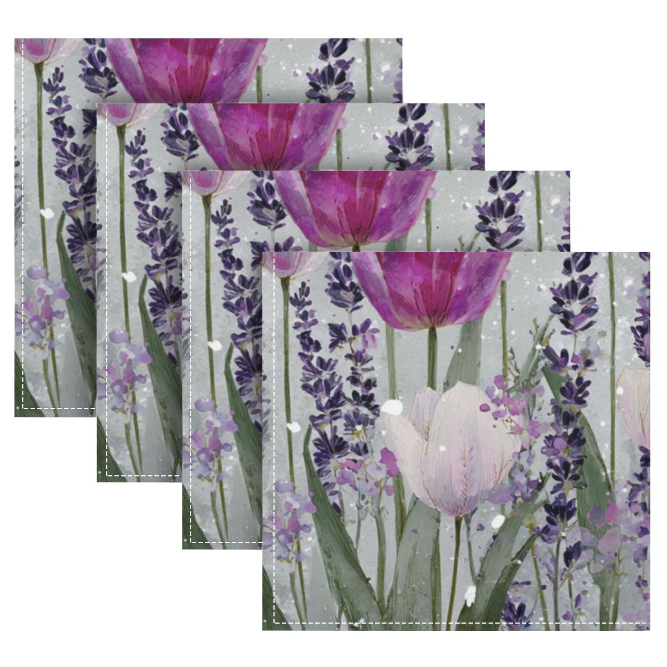 4 Pack 20'' x20" Satin Table Napkins Dinner Napkins for wedding Party ...