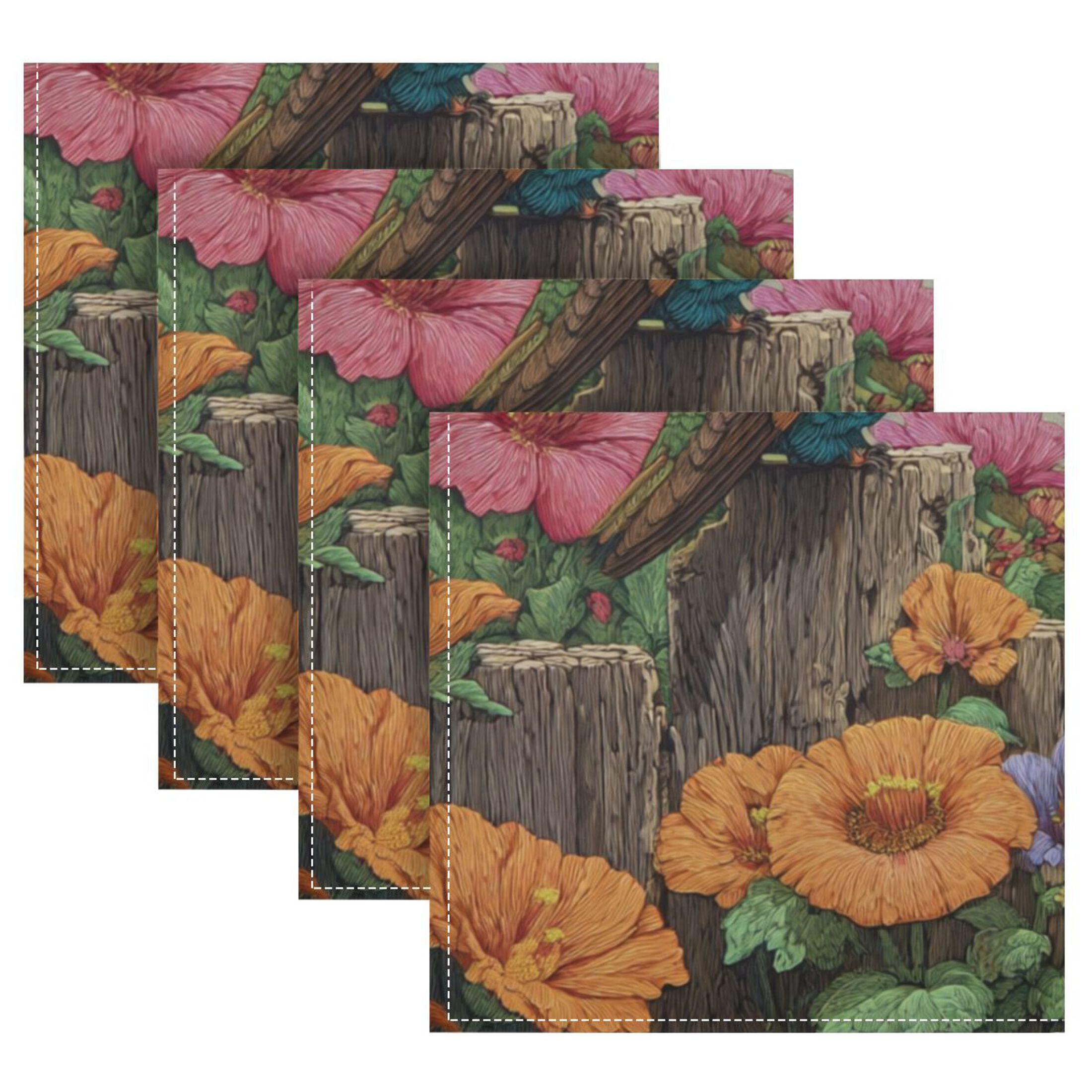 4 Pack 20'' x20" Satin Table Napkins Dinner Napkins for wedding Party ...