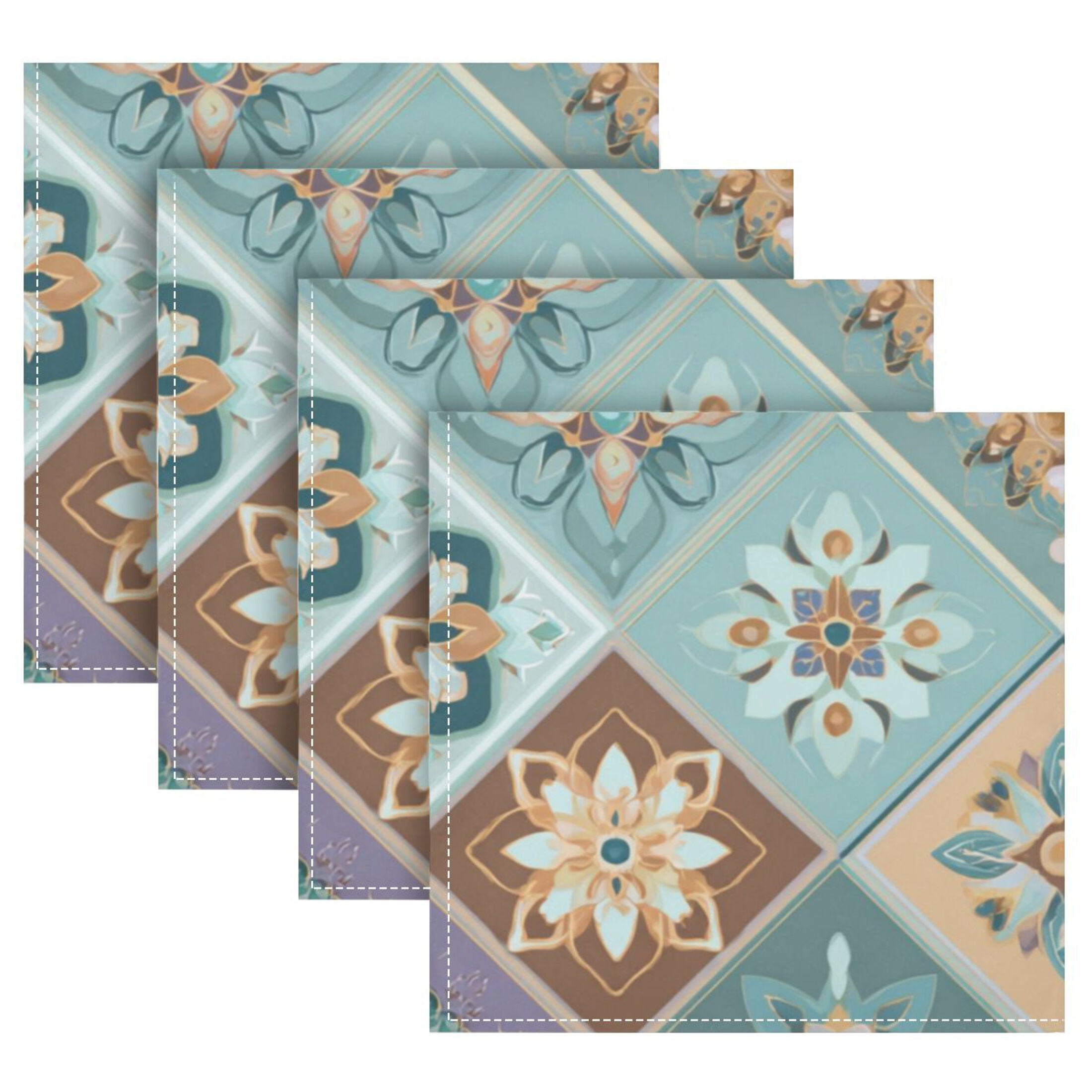 4 Pack 20'' x20" Satin Table Napkins Dinner Napkins for wedding Party ...