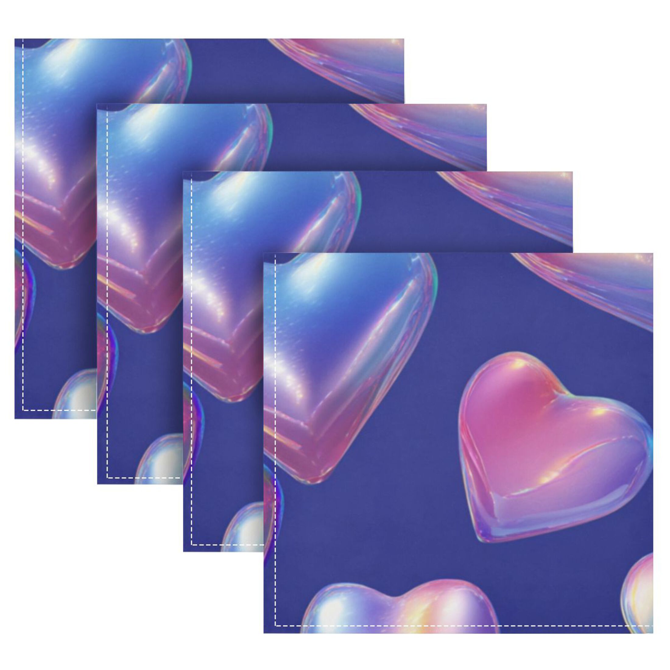 4 Pack 20'' x20" Satin Table Napkins Dinner Napkins for wedding Party ...