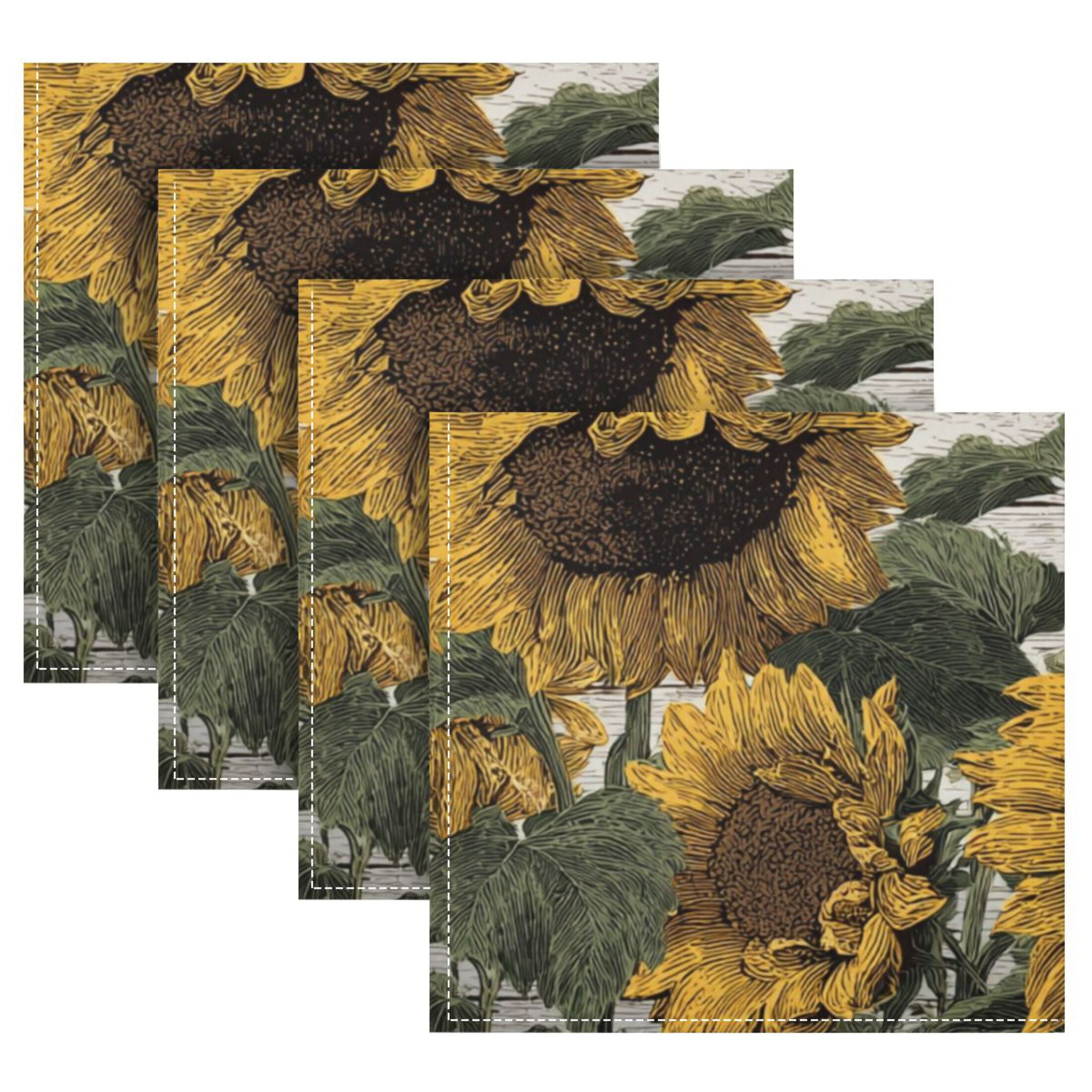 4 Pack 20'' x20" Satin Table Napkins Dinner Napkins for wedding Party ...