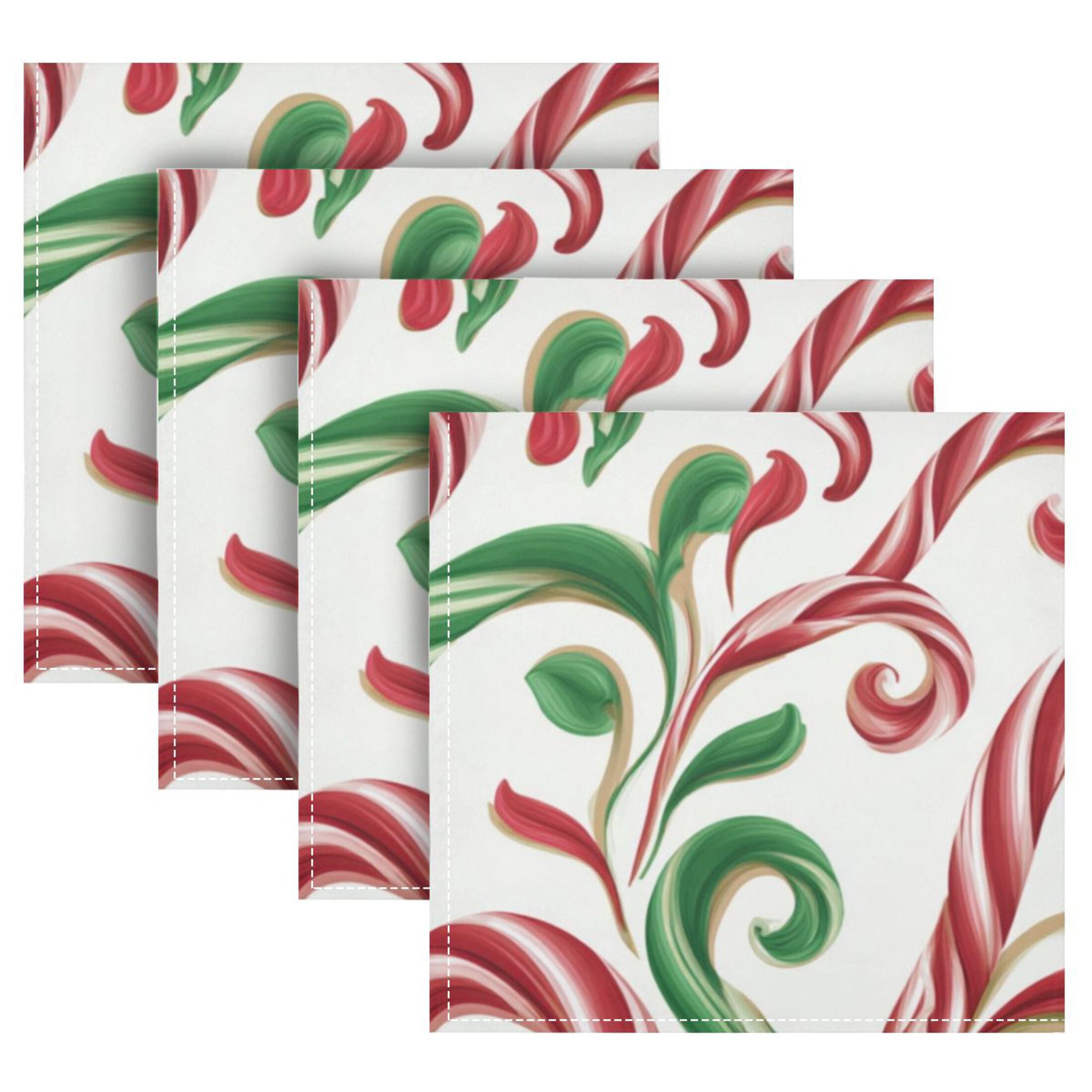 4 Pack 20'' x20" Satin Table Napkins Dinner Napkins for wedding Party ...