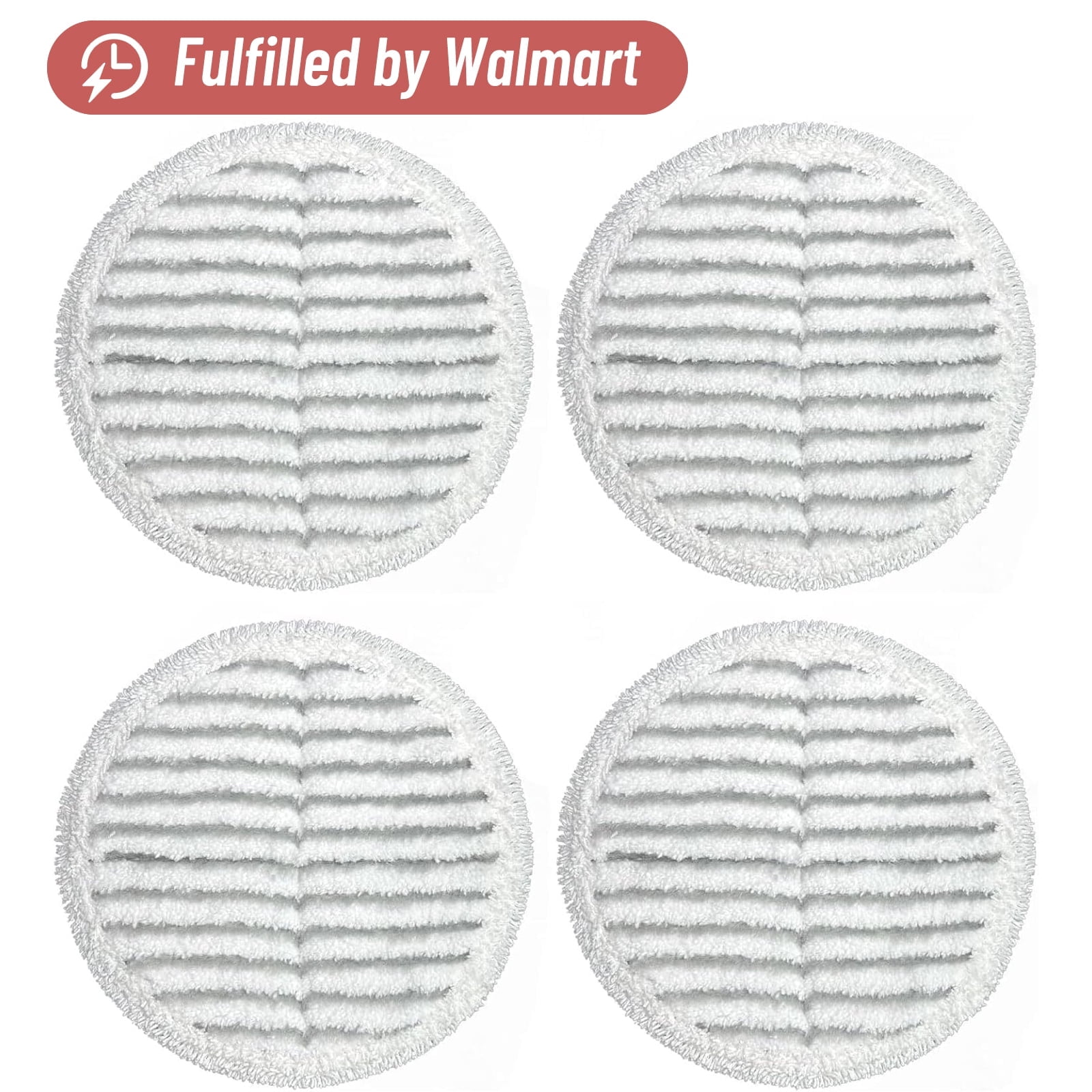 Detetap 4 Pack Spinwave Mop Pad Replacement, Scrubby Pads for Bissell ...