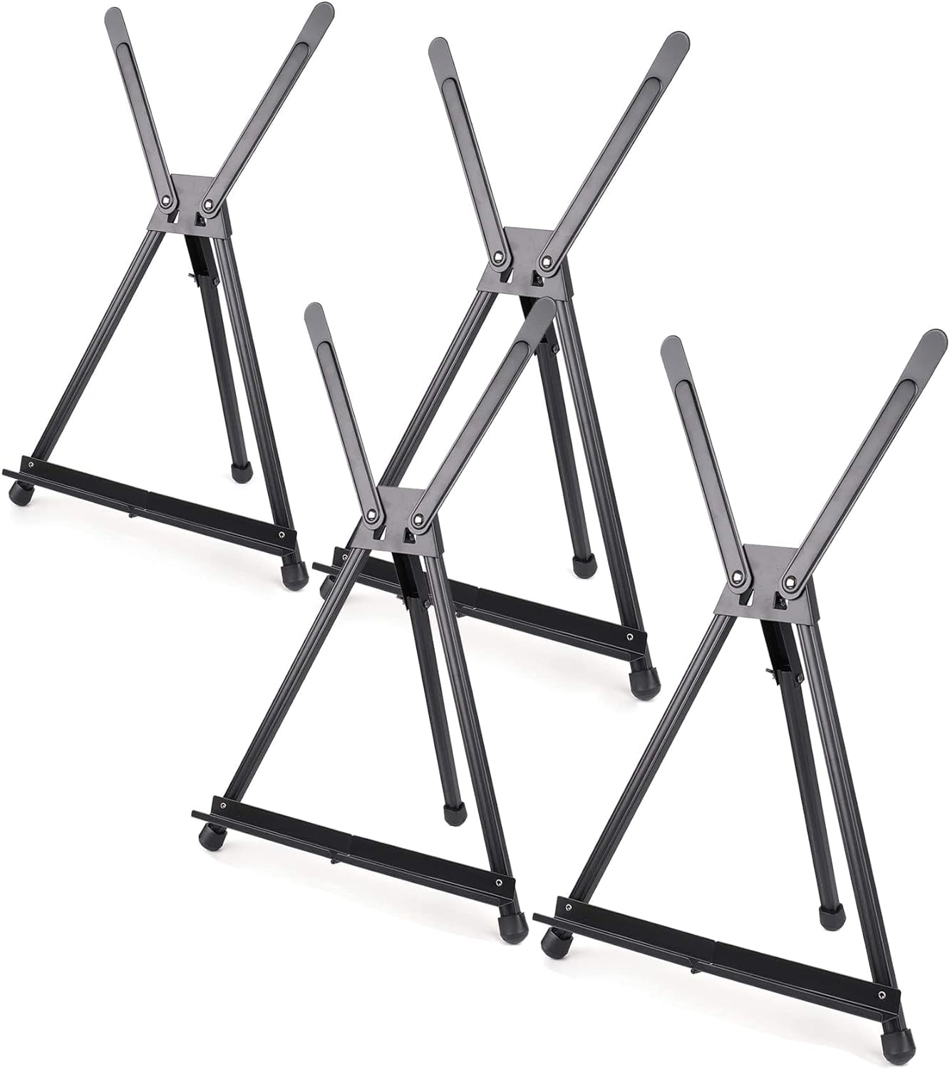 4 Pack 22 Inches Art Easel Stand Tabletop, Aluminum Display Stand ...