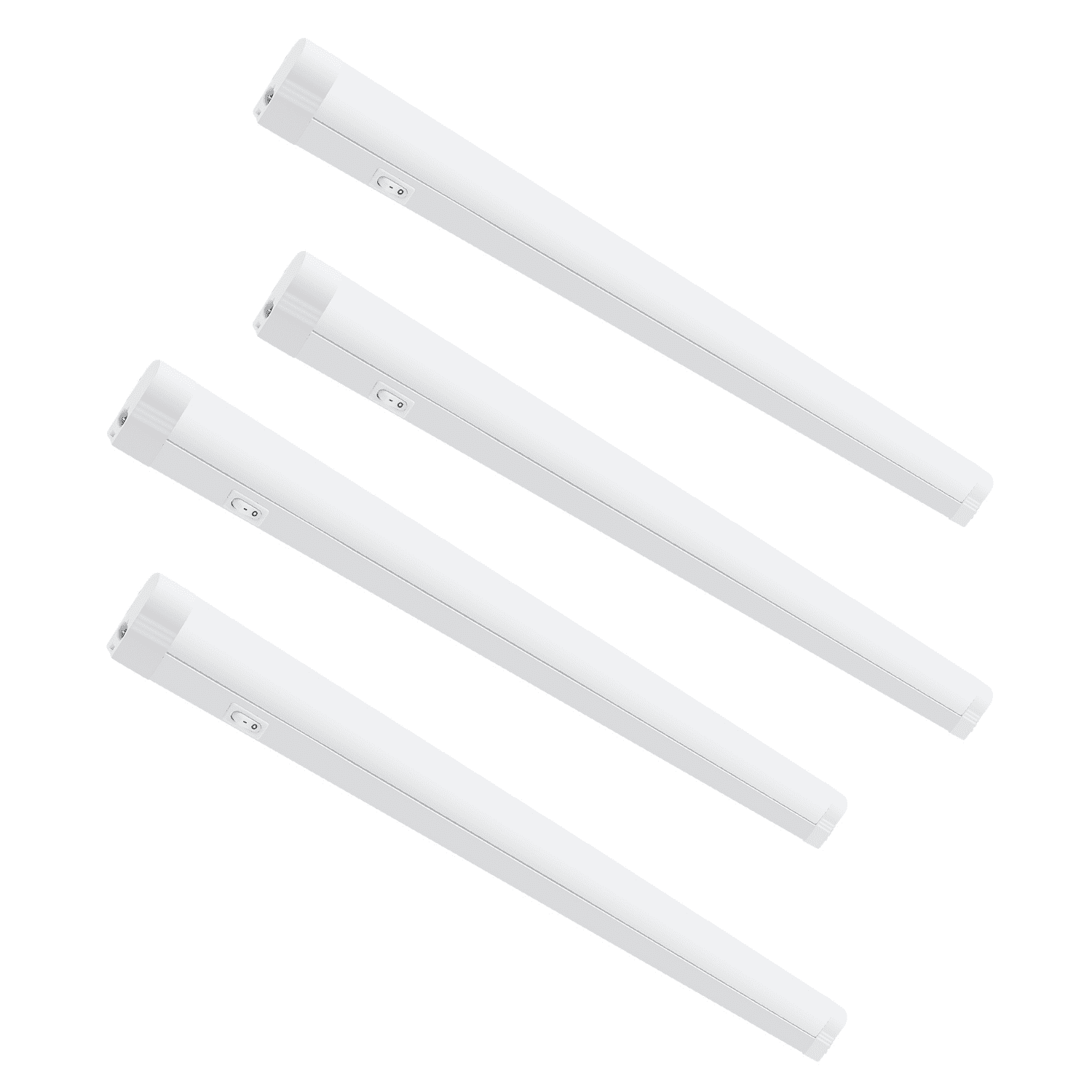 4 Pack 22inch Extendable Under-Cabinet Light, Eye Care 4200K Cool White ...