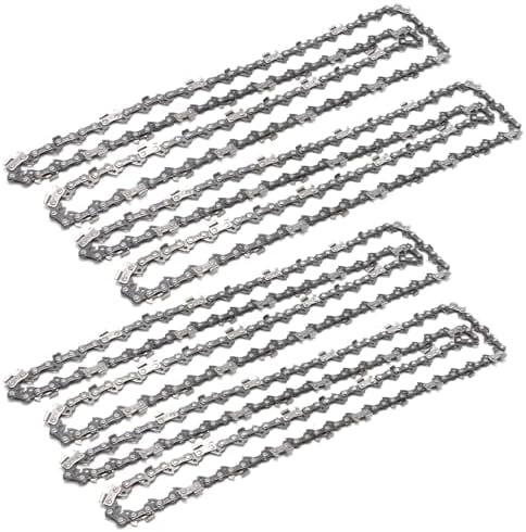4 Pack 24 Inch Chainsaw Chain, 050" Gauge Low Kickback 84 Drive Links ...