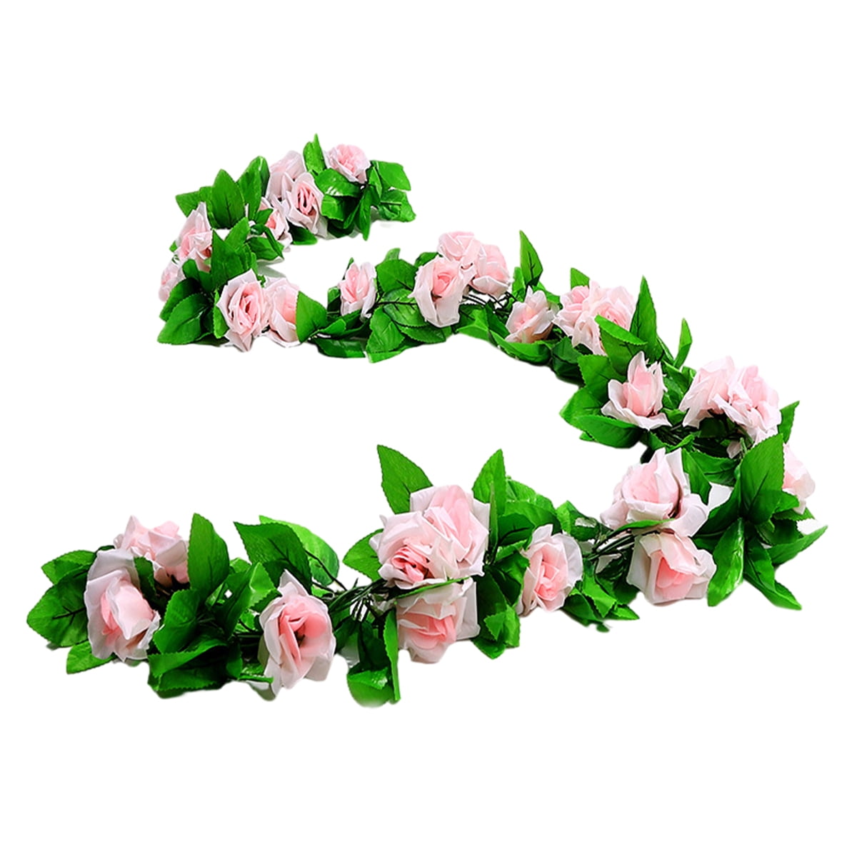 4 Pack 240cm Artificial Rose Vine Flowers Plants Fake Flower Vine for ...