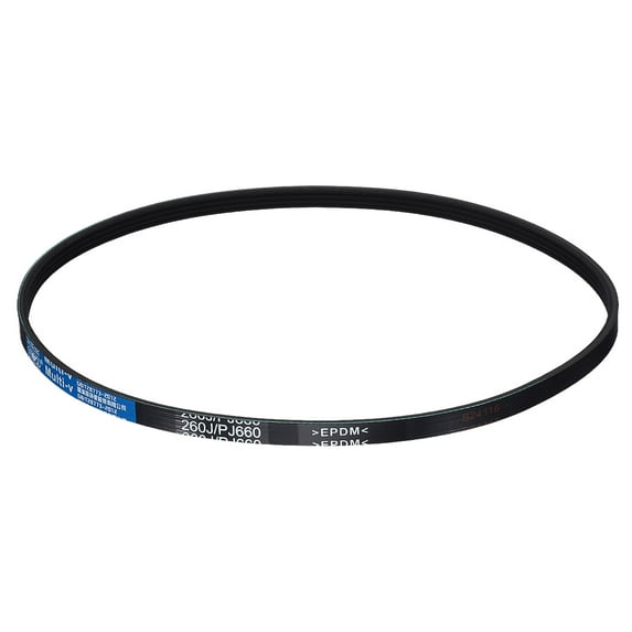 4 Pack 260J4 PJ V-Ribbed Belt 4 Ribs 26" Length x 0.37" Width x 0.14 ...