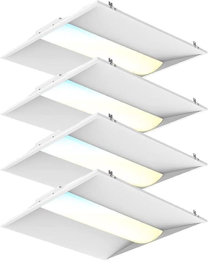 (4 Pack) 2x2 FT Center Basket LED Troffer Panel Light, 20/30/40W ...