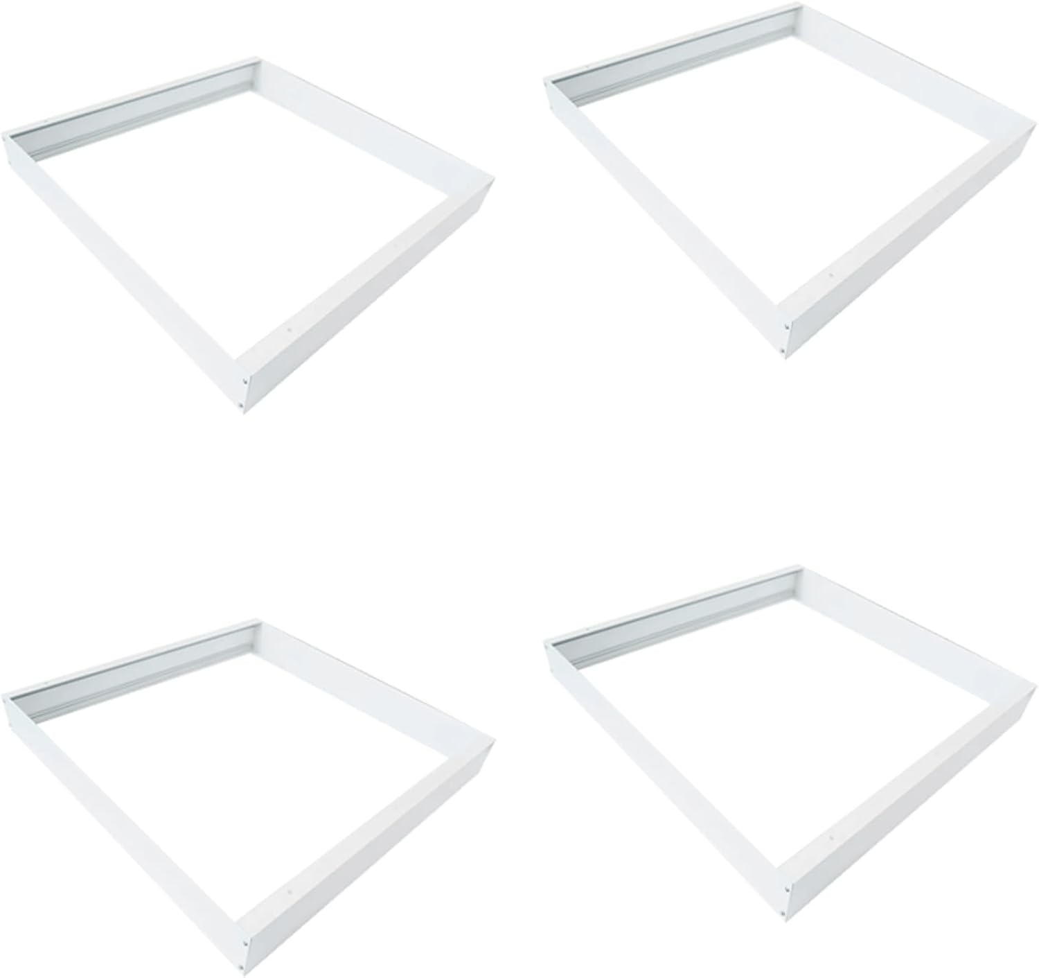 4-Pack 2x2 Surface Mount Kit for LED Flat Panel Light-Aluminum Ceiling ...