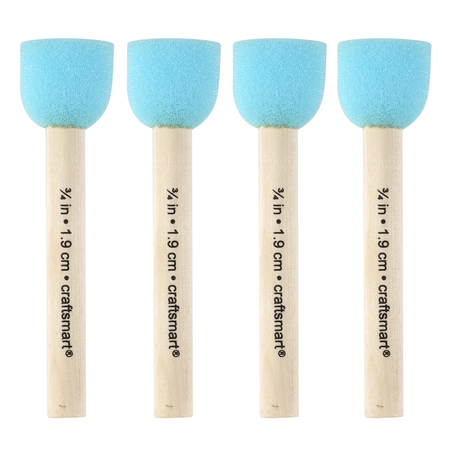 4 Pack: 3/4" Foam Stippler Set by Craft Smart - Walmart.com