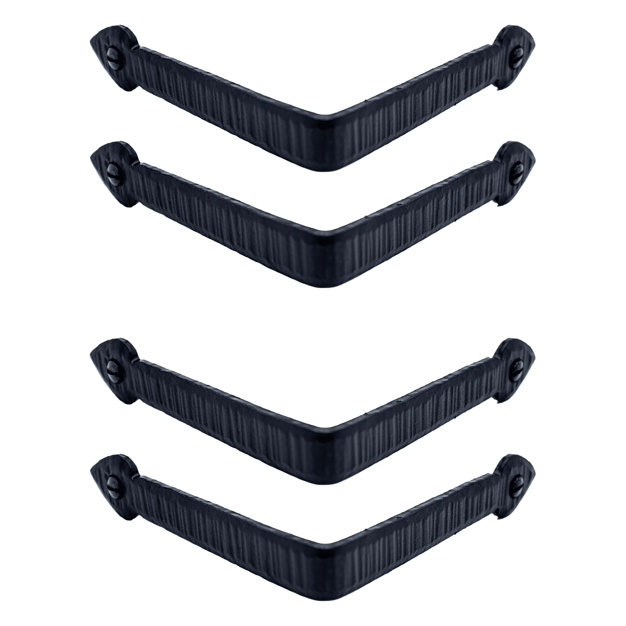 4 Pack 3.5 inch Metal Corner Protector - Black - Furniture Corner ...