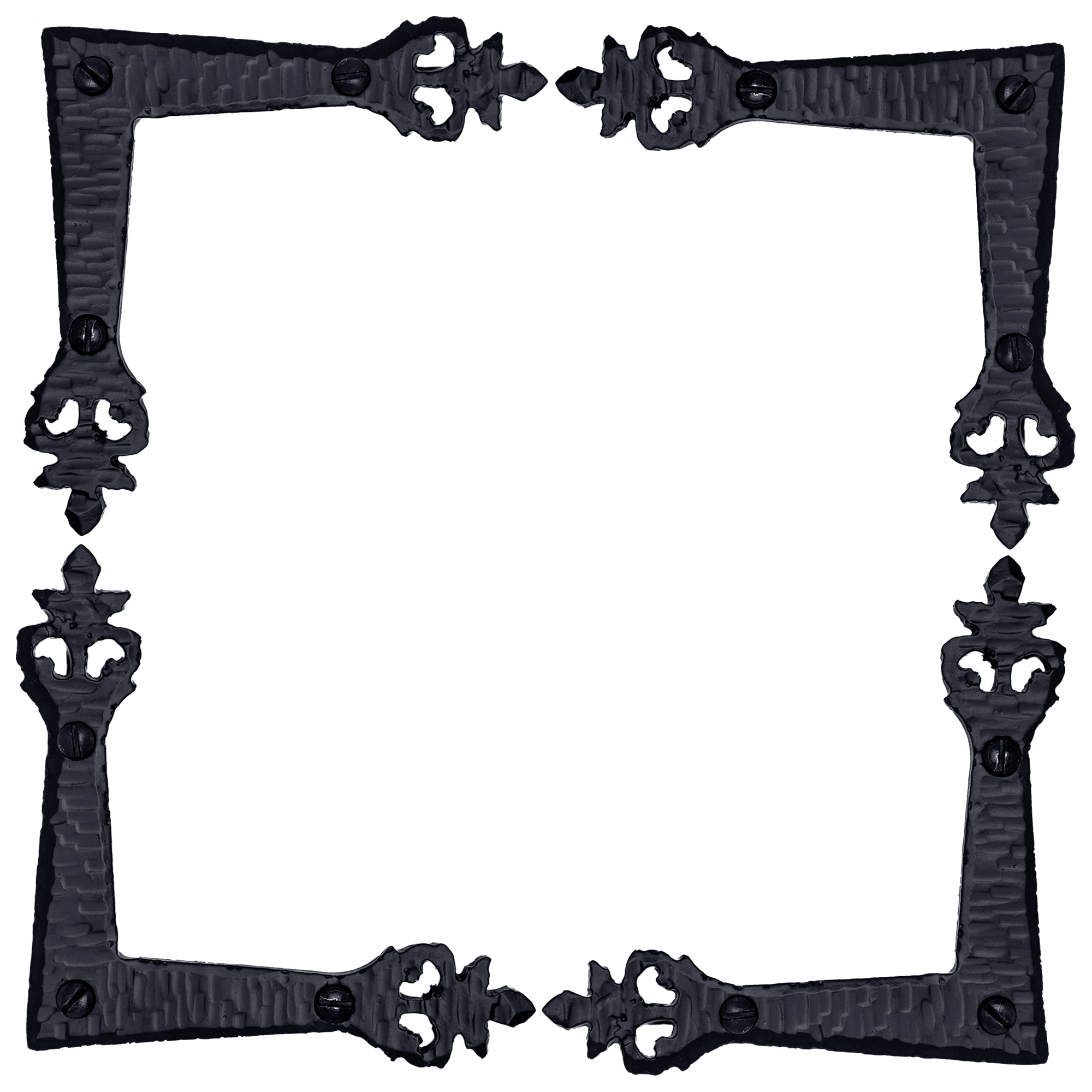 4 Pack 3.75 inch Decorative Corner Brackets Black L Bracket Decorative ...