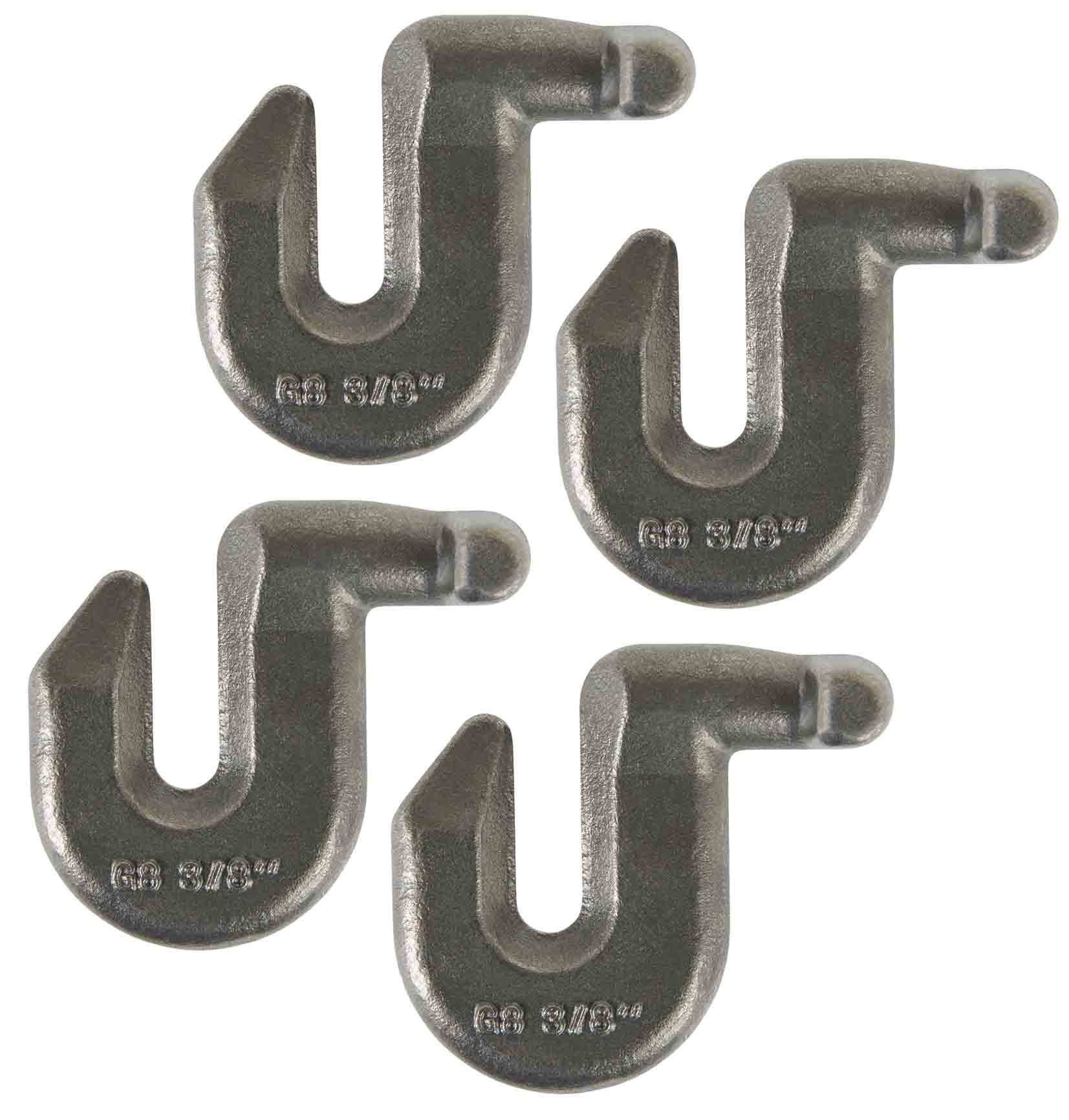 (4 Pack) 3/8" Heavy Duty G80 T-Grab Hook Combo, 7100 lbs WLL - Walmart.com