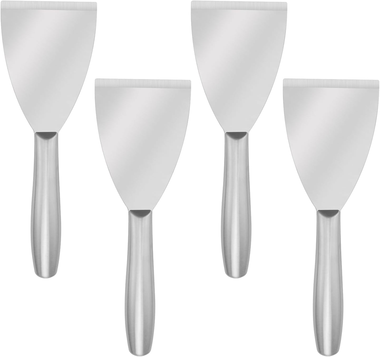 4 Pack 3 Inch Putty Knife Scraper, Putty Knife Set, Stainless Steel ...