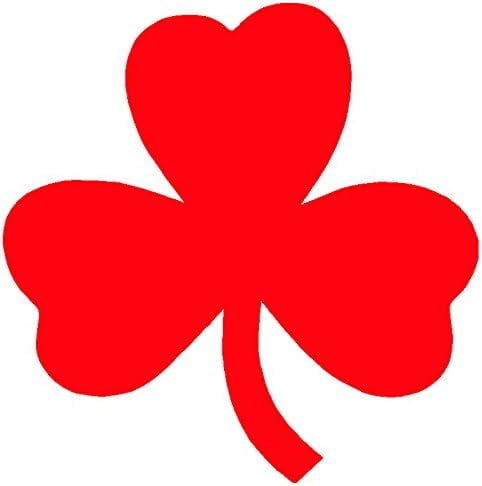 4 Pack - 3 Leaf Shamrock Clover Vinyl Decal by stickerdad® - Size: 2.5 ...