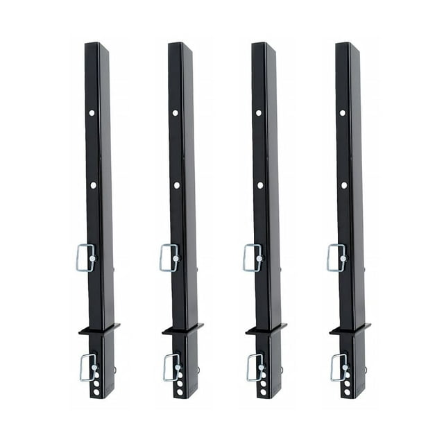 (4 Pack) 30" Adjustable C Channel Pipe Stake for Flatbed Trailer Hauler ...