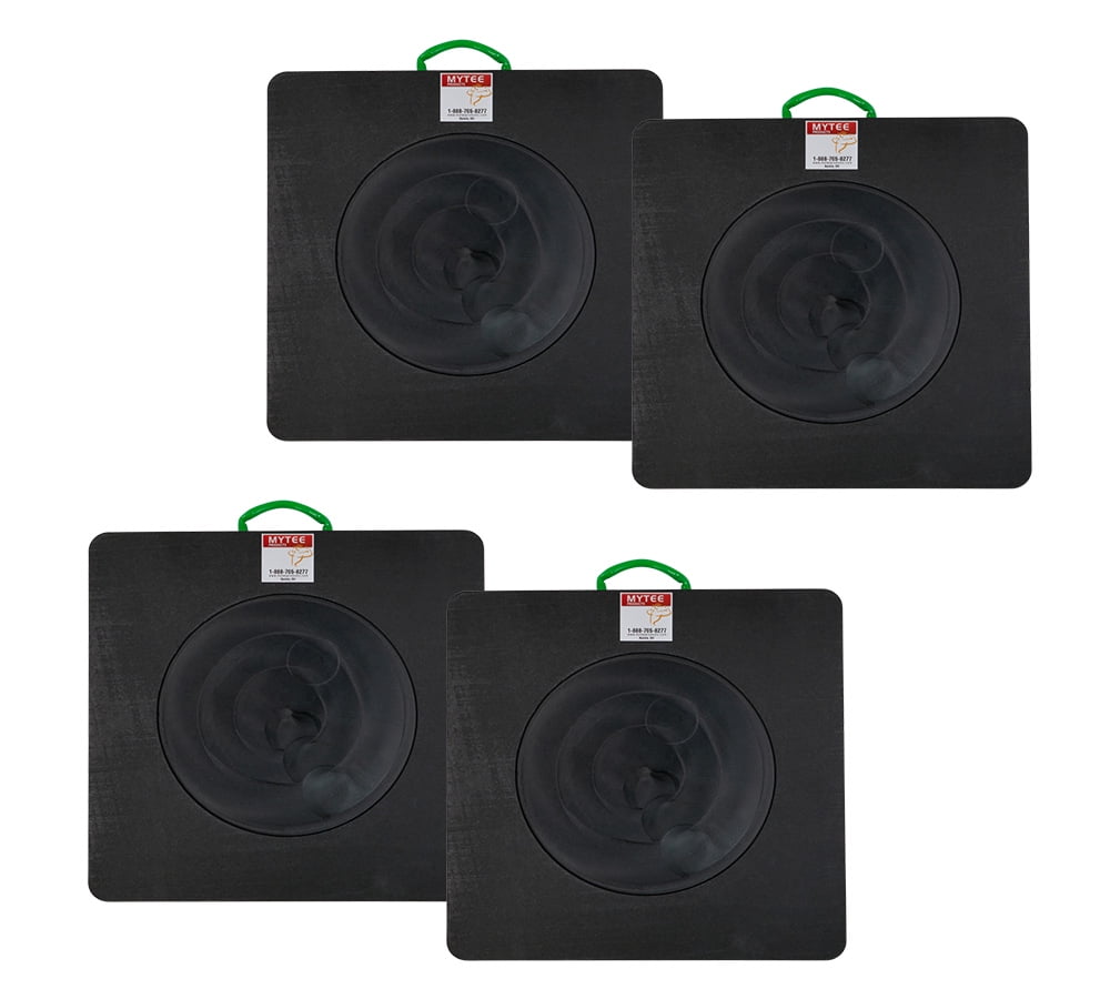 4 Pack 30"x30"x2" Heavy Duty Outrigger Pad for RV with Recessed Radius ...