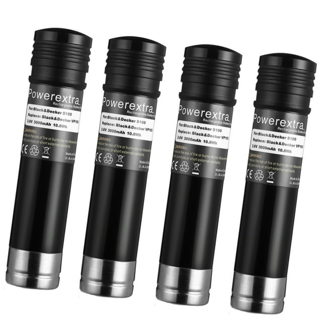 4 Pack 3000mAh 3.6V Batteries for Black & Decker VersaPak VP100 VP105 ...