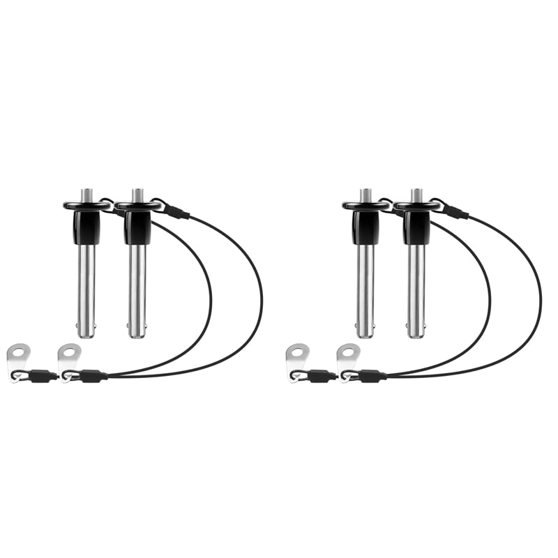 4 Pack 304 Stainless Steel Quick Release Pin Ball Locking Pin with Push ...