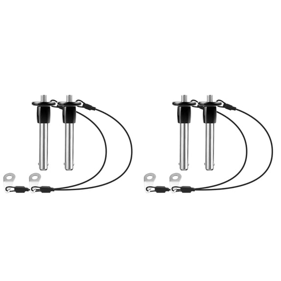 4 Pack 304 Stainless Steel Quick Release Pin Ball Locking Pin with Push ...