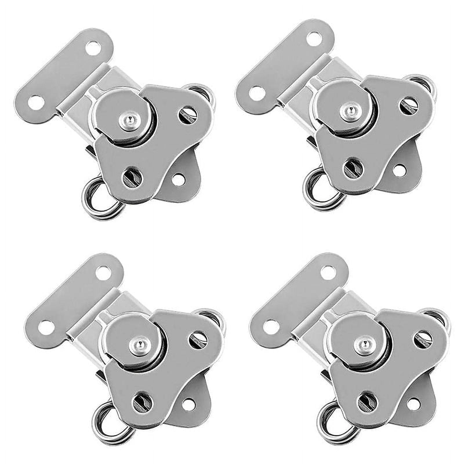 4 Pack Heavy Duty 304 Steel Chest Lock - Twist Latch with Spring ...