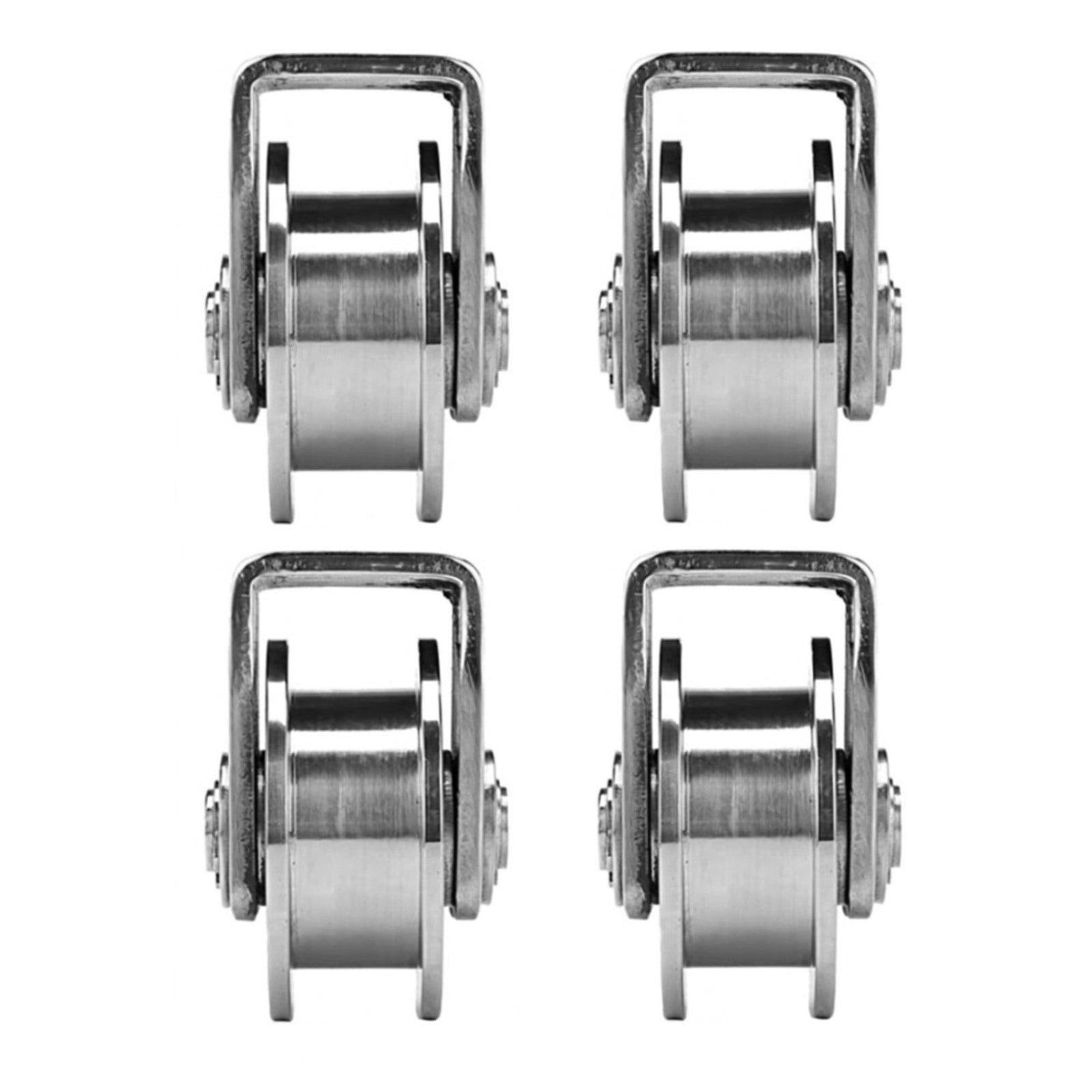 4 Pack 304 Stainless Steel U/V/H Groove Wheel, Groove Caster for ...