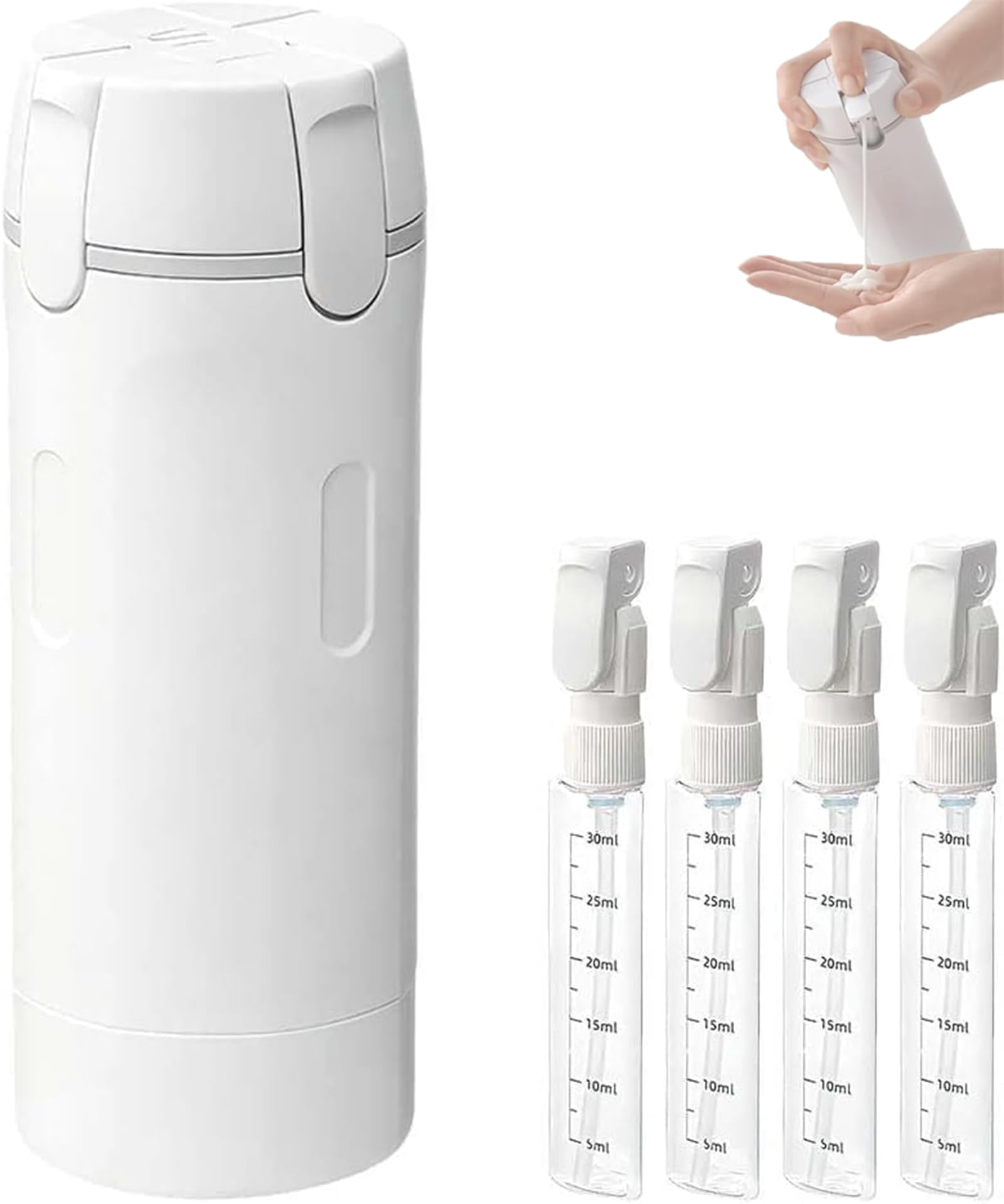 4 Pack 30ML Leak Proof Travel Bottles - Refillable Travel Size ...