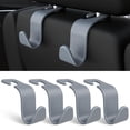 4-Pack 360° Rotating Car Headrest Hooks for Storage - Walmart.com