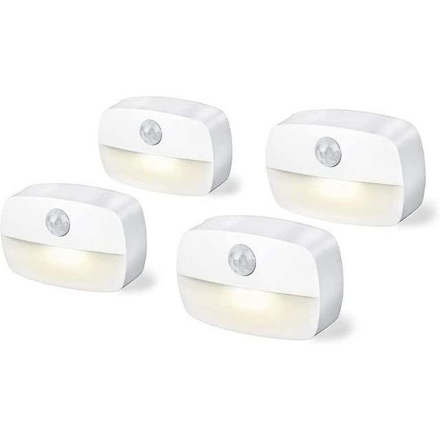 4 Pack 3a Battery Operated Motion Sensor Indoor Lights(battery Not ...