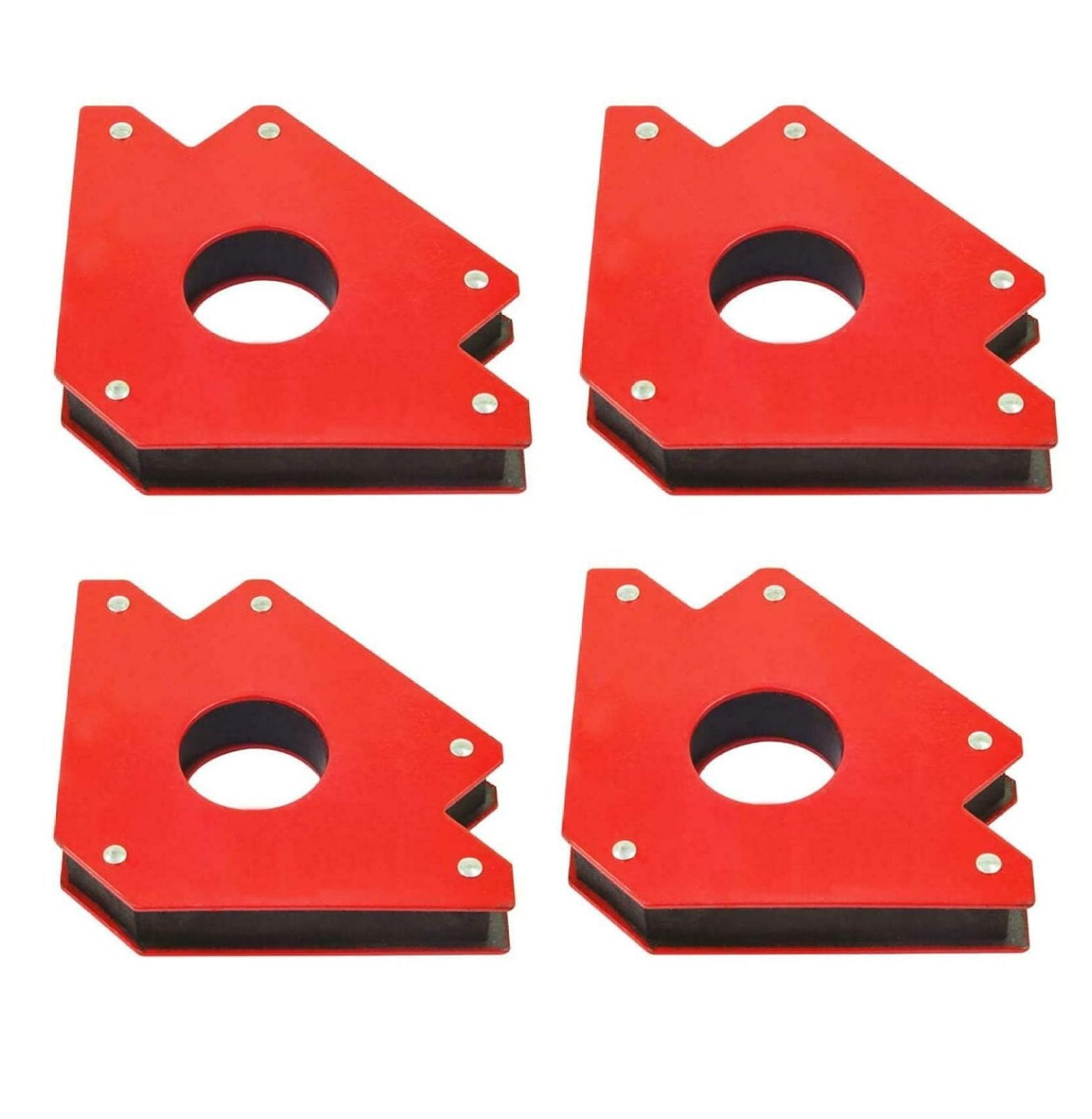 4 Pack 4" 50lb Strength Strong Welding Magnetic Arrow Holder Magnets ...