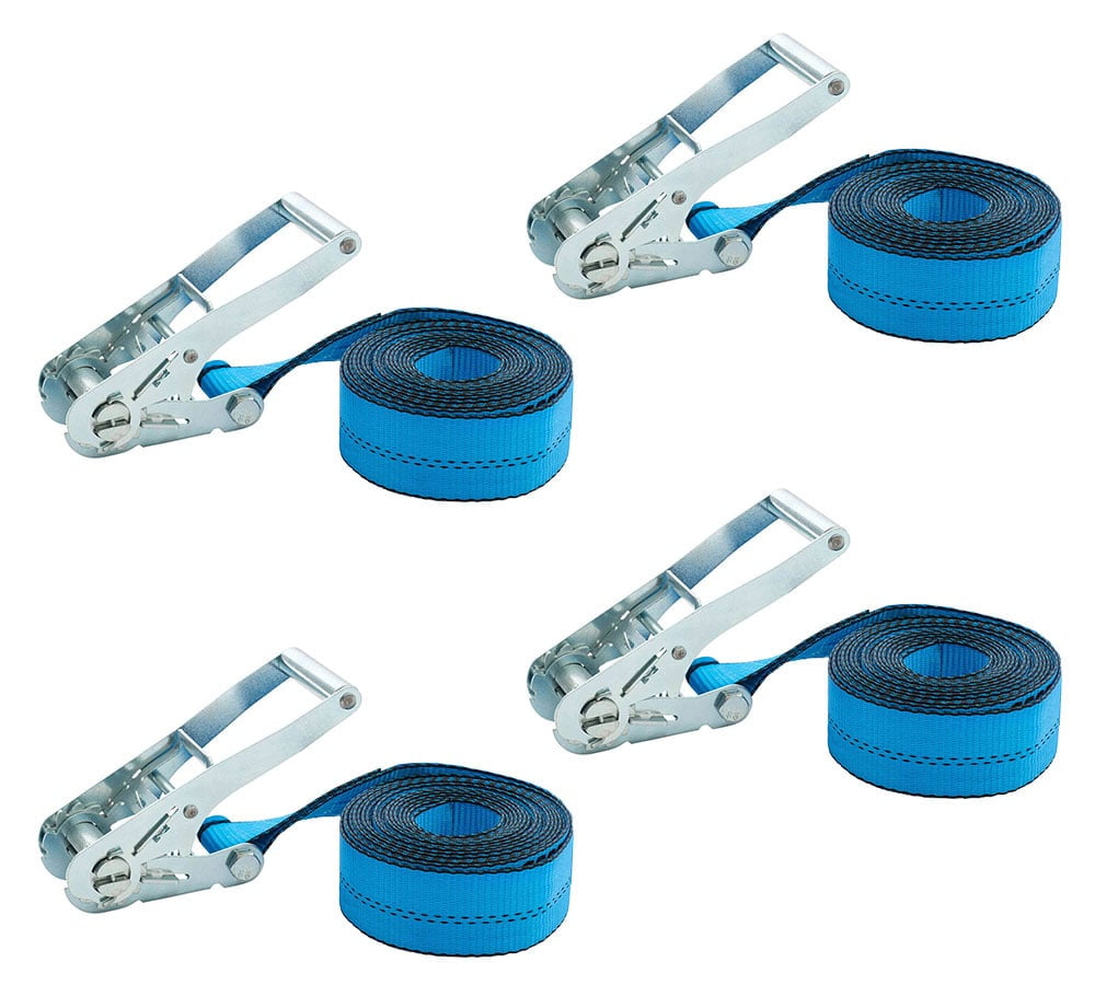 4 Pack 4 Inch x 30 Ft Endless Ratchet Straps - Heavy Duty Zinc-Coated ...