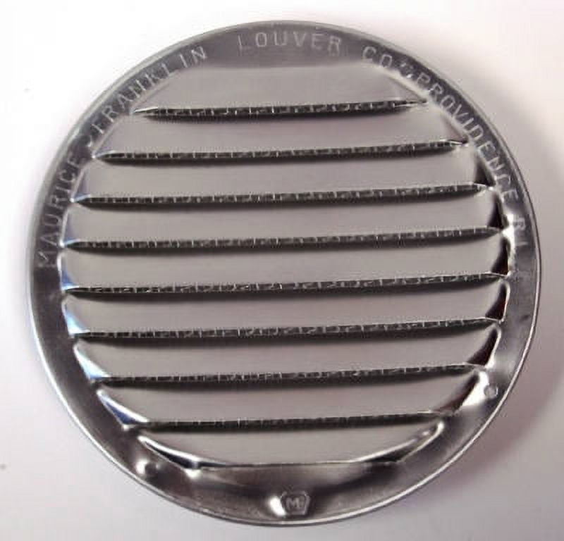 4 Pack 4" Mill Finish Round Insect Proof Mini Louvers With Screen, Each ...