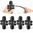 4 Pack 4-Way Barbed Tee Quick Connector 1/2 to 1/4 inch Drip Irrigation ...