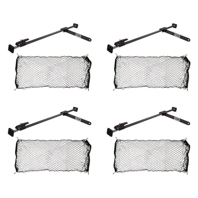 4 Pack 40"-70" Adjustable Heavy Duty Cargo Load Lock Bar w/ 16" Divider ...