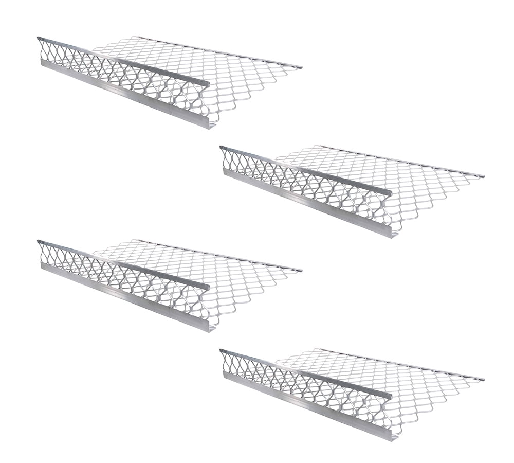 4 Pack 48"x30" (Drop) Aluminum Mesh Brick Guard Corner Protector - L ...