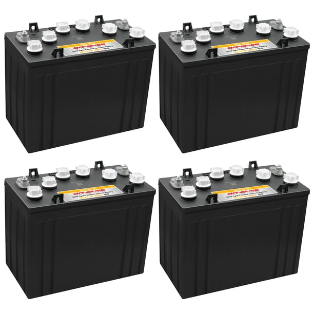 4 Pack (48V Combo) of Banshee Heavy Duty 12V Flooded Lead Acid ...